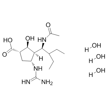 Peramivir trihydrate | influenza virus neuraminidase (NA) inhibitor ...