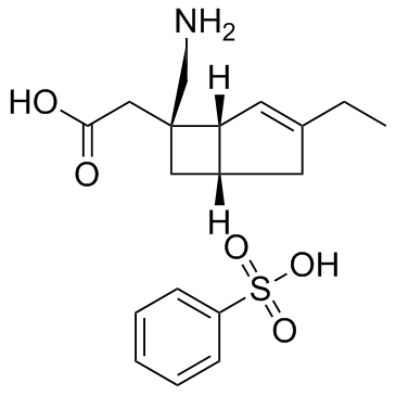 Mirogabalin besylate | ligand for the α2δ subunit of voltage-gated ...