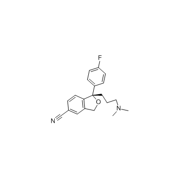 Escitalopram | Serotonin reuptake inhibitor (SSRI) | 128196-01-0 | AdooQ®